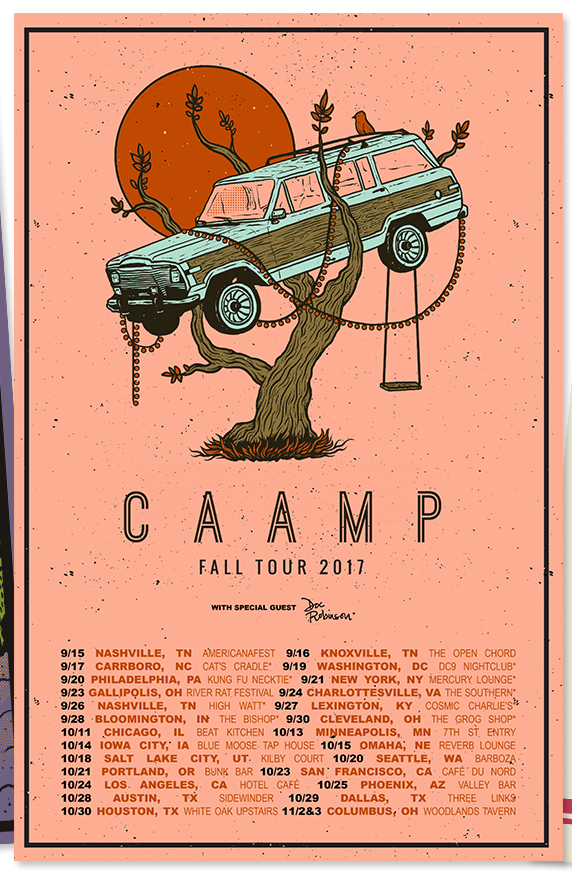 CAAMP Fall Tour 17 Schmitt | PosterDrops.com