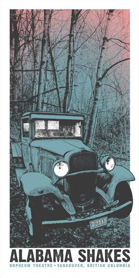 Alabama Shakes Vancouver 13 LastLeaf | PosterDrops.com