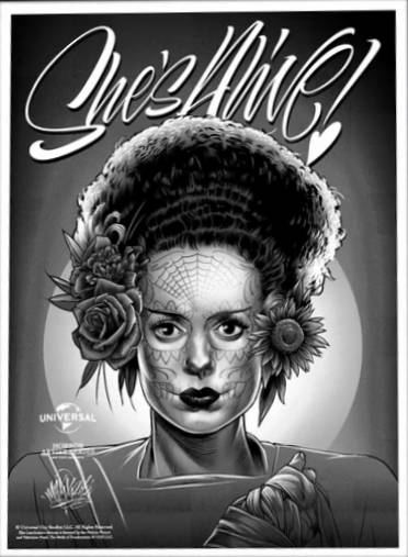 Universal Monsters (The Bride) 24 F4D Studios | PosterDrops.com