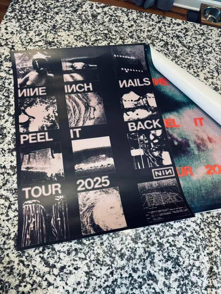 Nine Inch Nails Peel It Back World Tour 25 Unknown | PosterDrops.com