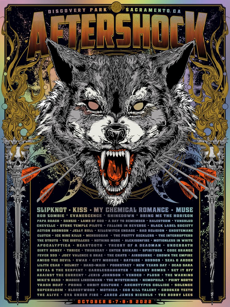 Aftershock Festival Sacramento 22 Carin A. Hazmat | Rainbow Foil ...