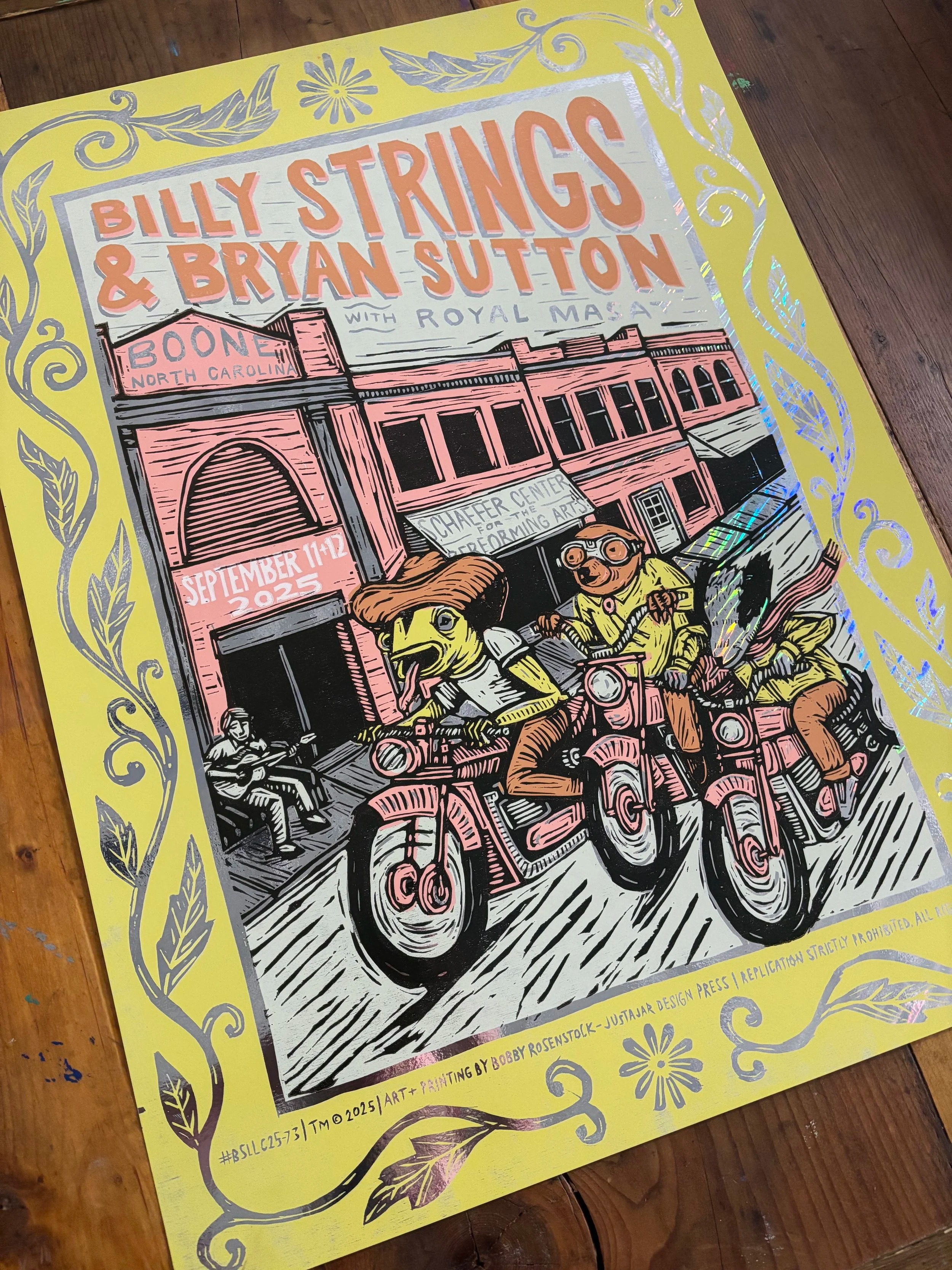 Billy Strings and Bryan Sutton Boone 25 Rosenstock | Rainbow Foil ...