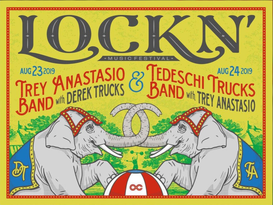 Trey Anastasio Band, Tedeschi Trucks Band LOCKN' Arrington 19 ...