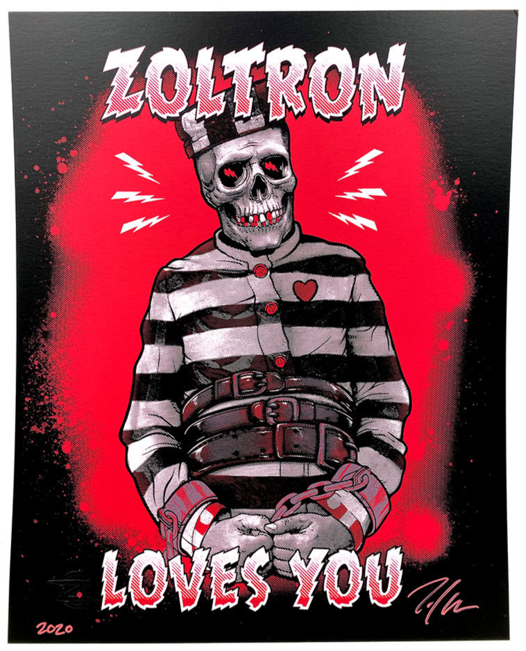 Zoltron Loves You 20 Zoltron | Red Skin Edition | PosterDrops.com
